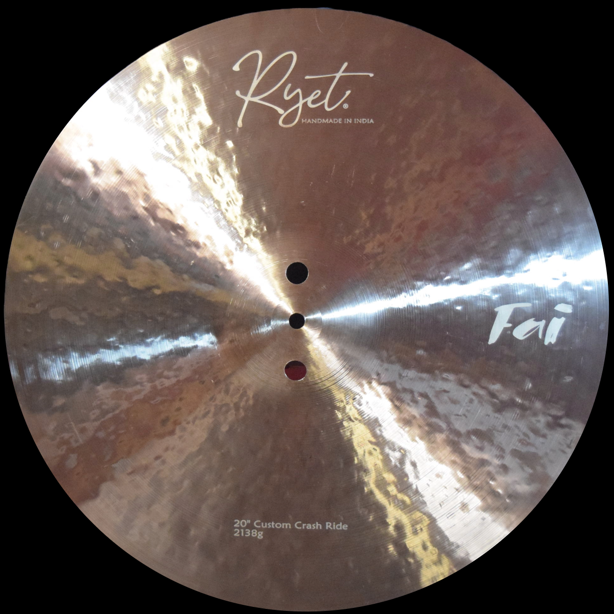 Ryet Fai 20″ Custom Crash Ride 2138g – Ryet Cymbals