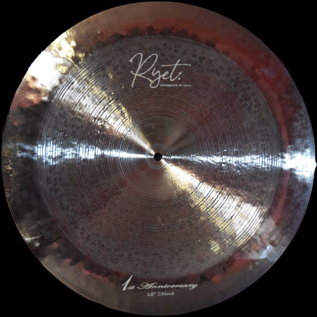 Ryet 1st Anniversary 18″ China – Ryet Cymbals