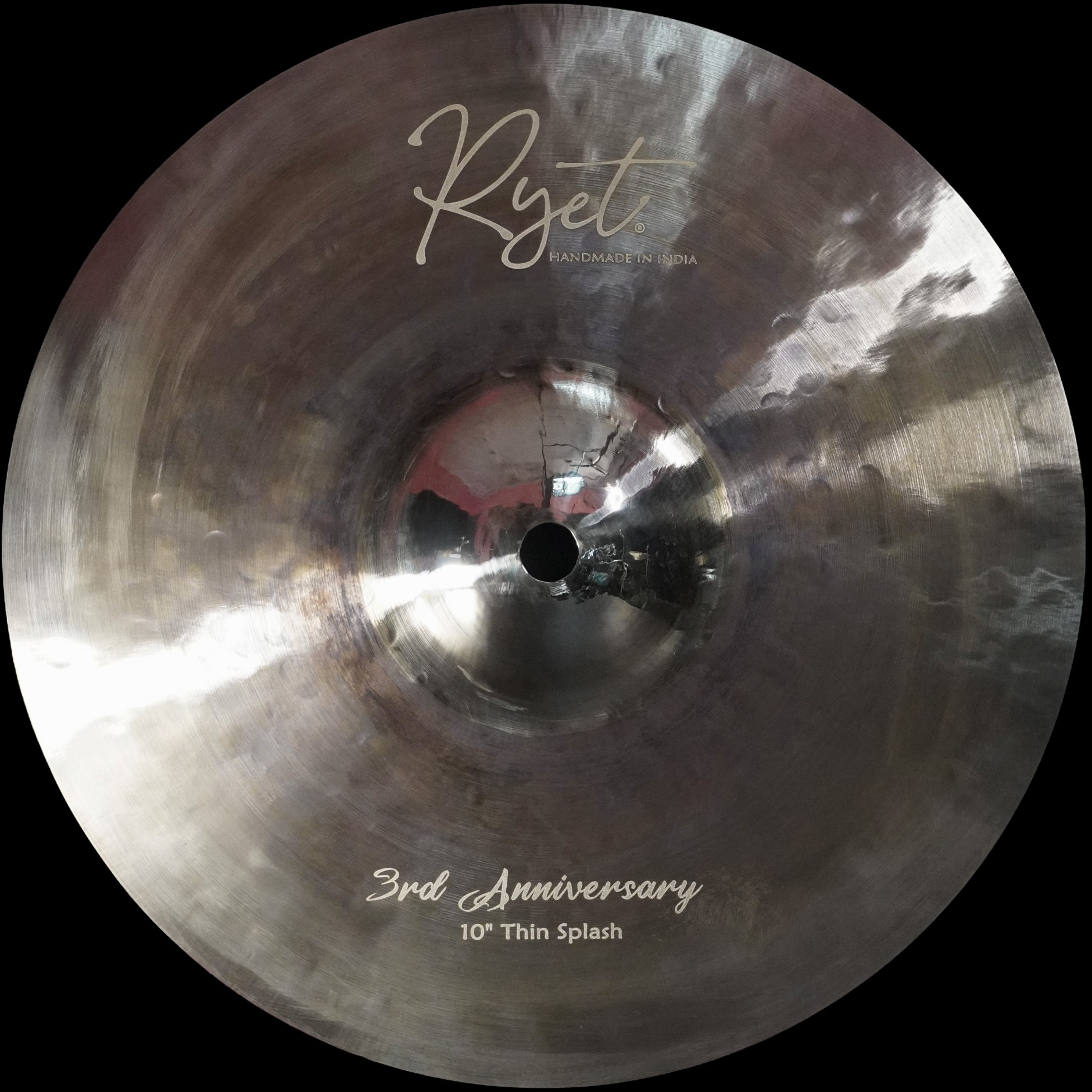 Ryet 3rd Anniversary 10″ Medium Splash – Ryet Cymbals