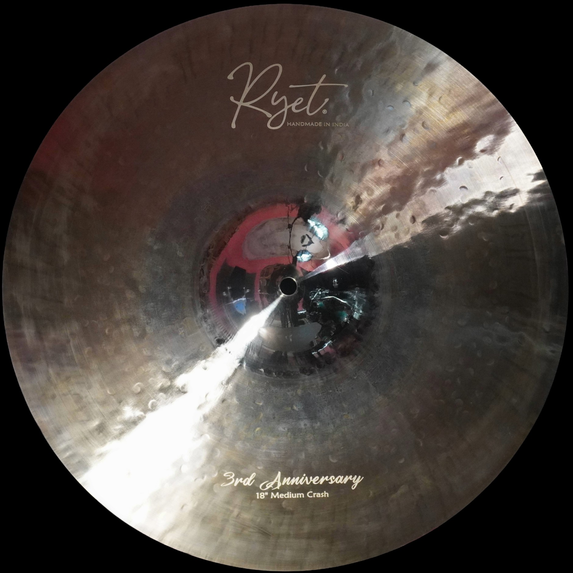 Ryet 3rd Anniversary 18″ Medium Crash – Ryet Cymbals